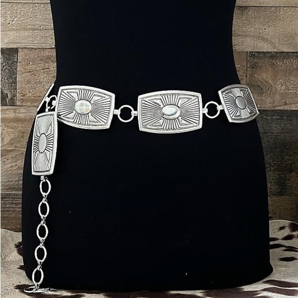 Tipi | Accessories | Tipi Silver Western Concho Belt | Poshmark
